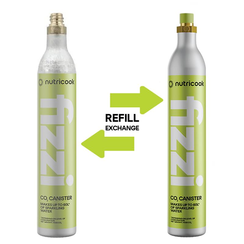CO2 Cylinder Refill / Swap Service for Fizzi – Nutricook